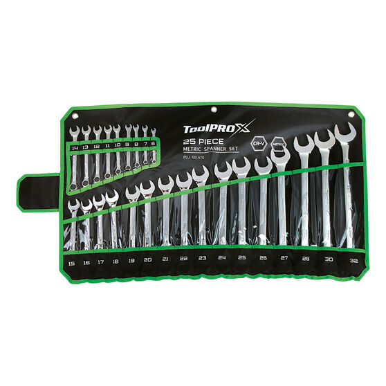 ToolPRO-X Spanner Set Metric 25 Piece | Supercheap Auto