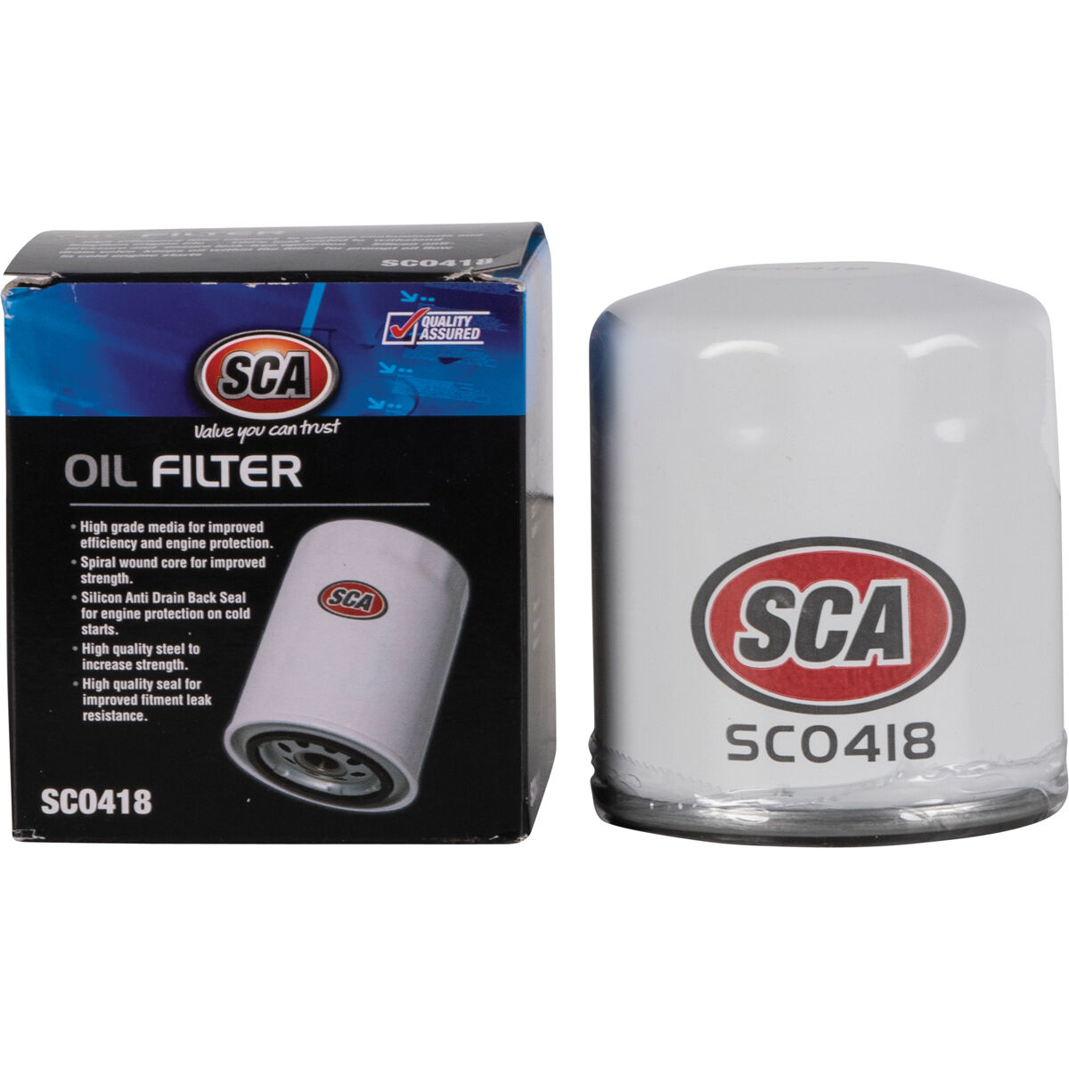 SCA Oil Filter SCO418 (Interchangeable with Z418) | Supercheap Auto