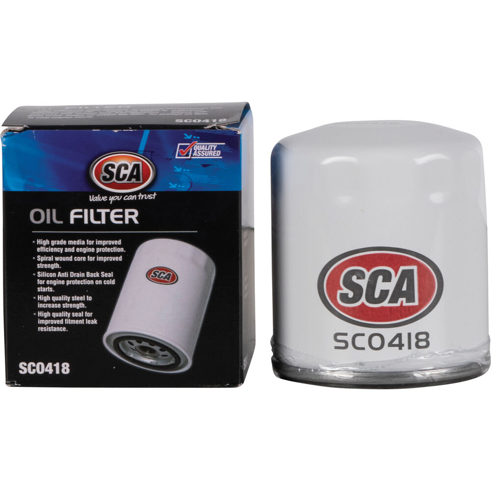 SCA Oil Filter SCO418 (Interchangeable with Z418) | Supercheap Auto