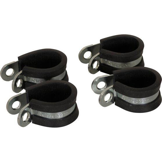 Calibre 22mm Rubber Lined P-Clamps | Supercheap Auto