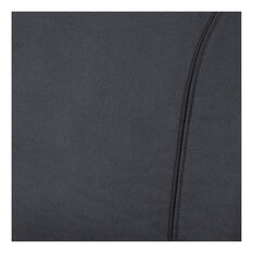 Ridge Ryder Canvas Seat Cover Charcoal/Black Piping Adjustable ...