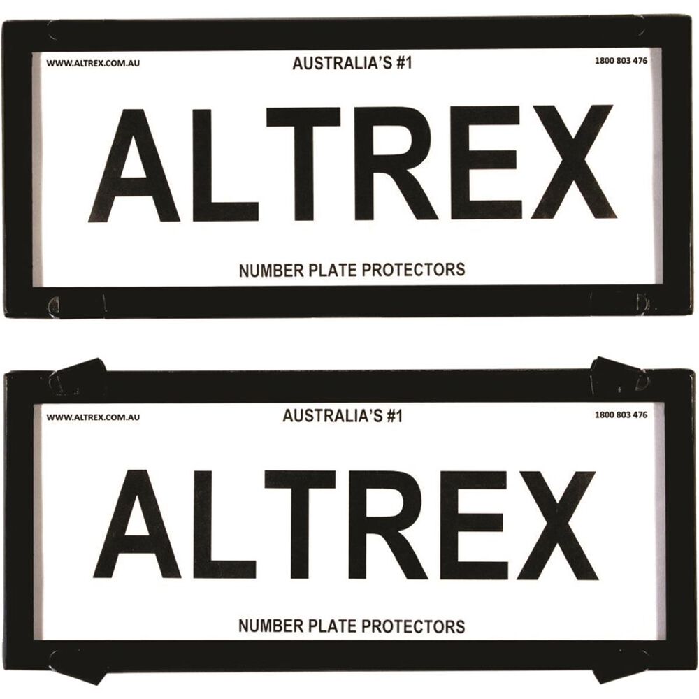 Altrex Number Plate Protector - 5 Figure Clear 5NL | Supercheap Auto