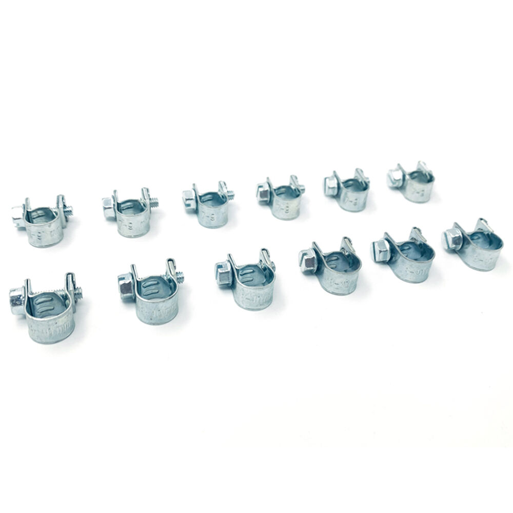 Calibre Hose Clamps - Zinc Plated, 12 Pieces, 7-9mm & 8-10mm ...