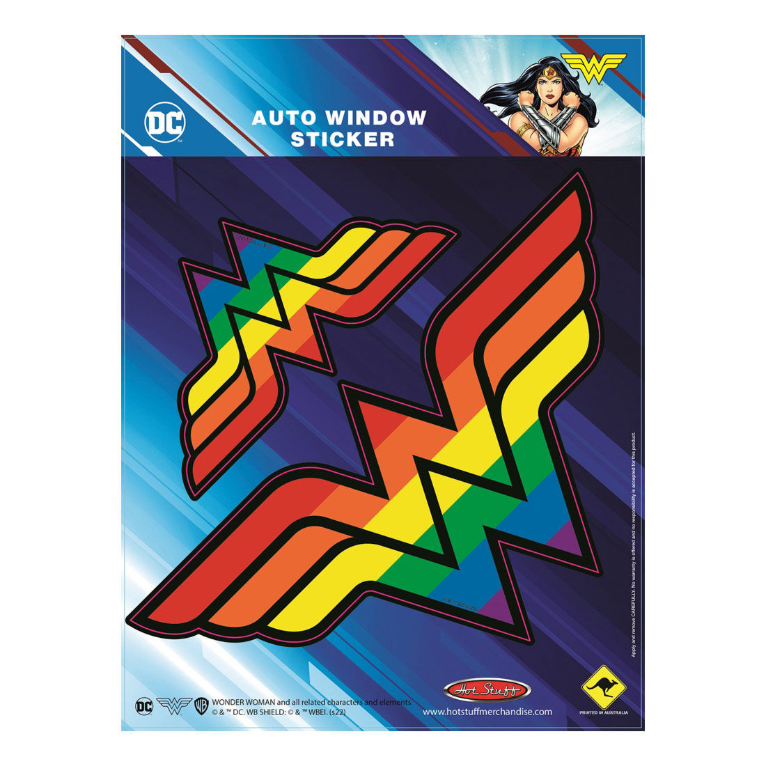 Hot Stuff Sticker Wonder Woman Pride | Supercheap Auto