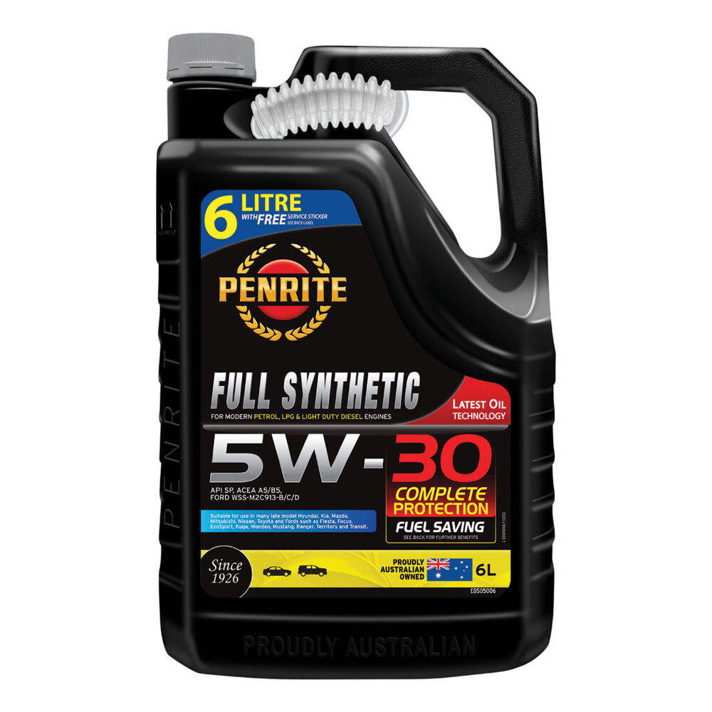Penrite Full Synthetic Engine Oil - 5W-30 6 Litre | Supercheap Auto