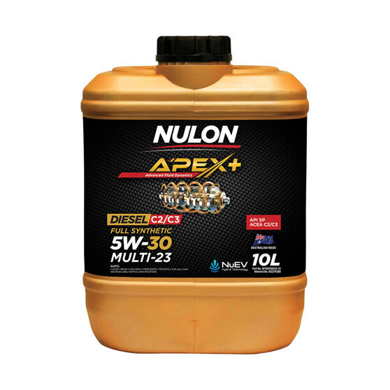 Nulon Full Synthetic Apex+ Multi 23 Engine Oil 5W-30 10 Litre ...