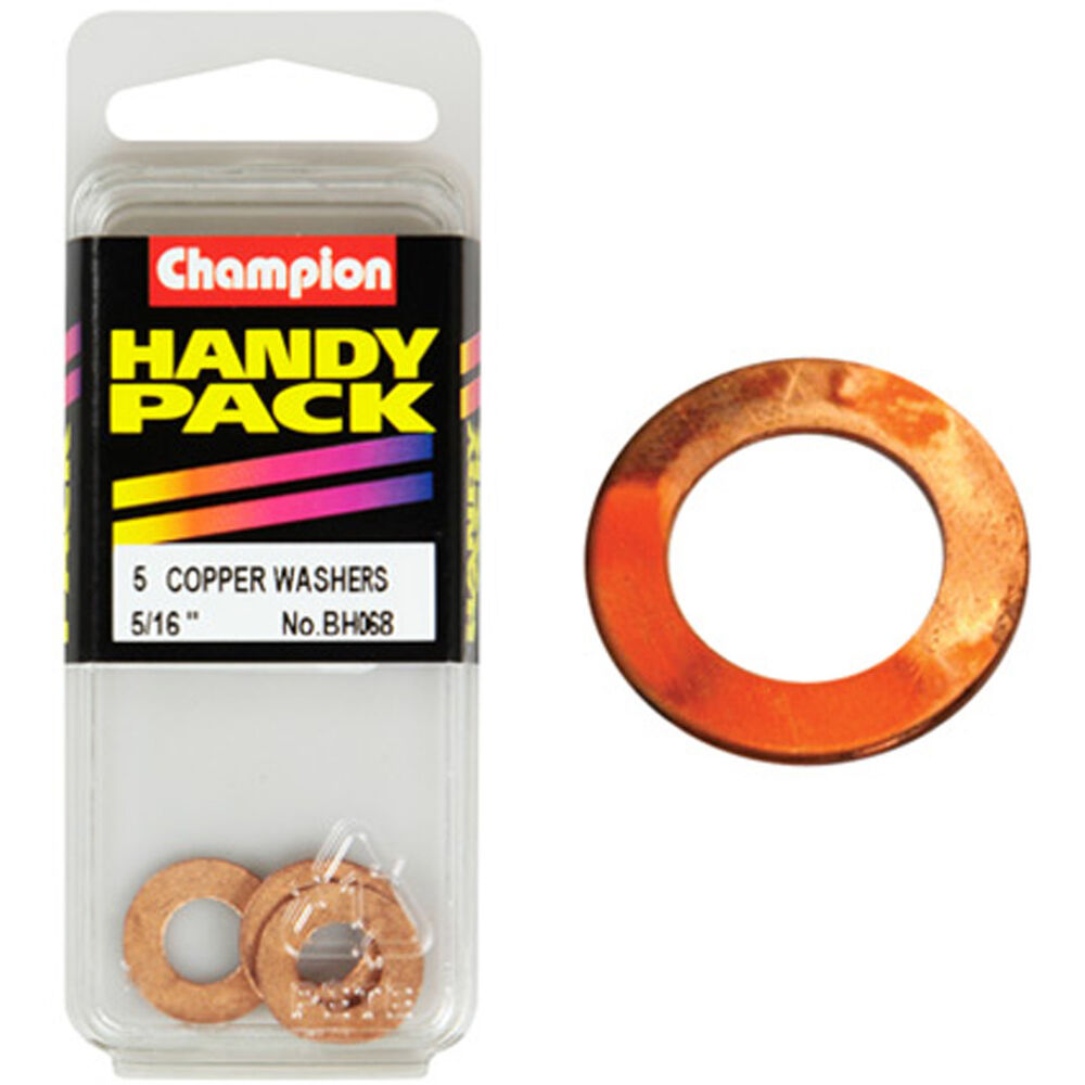 Champion Handy Pack Copper Washers BH068, 5/16" | Supercheap Auto