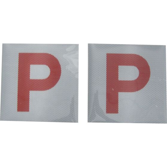SCA P Plate - Clear Vision, Red, QLD/TAS/NT/SA, 2 Pack | Supercheap Auto