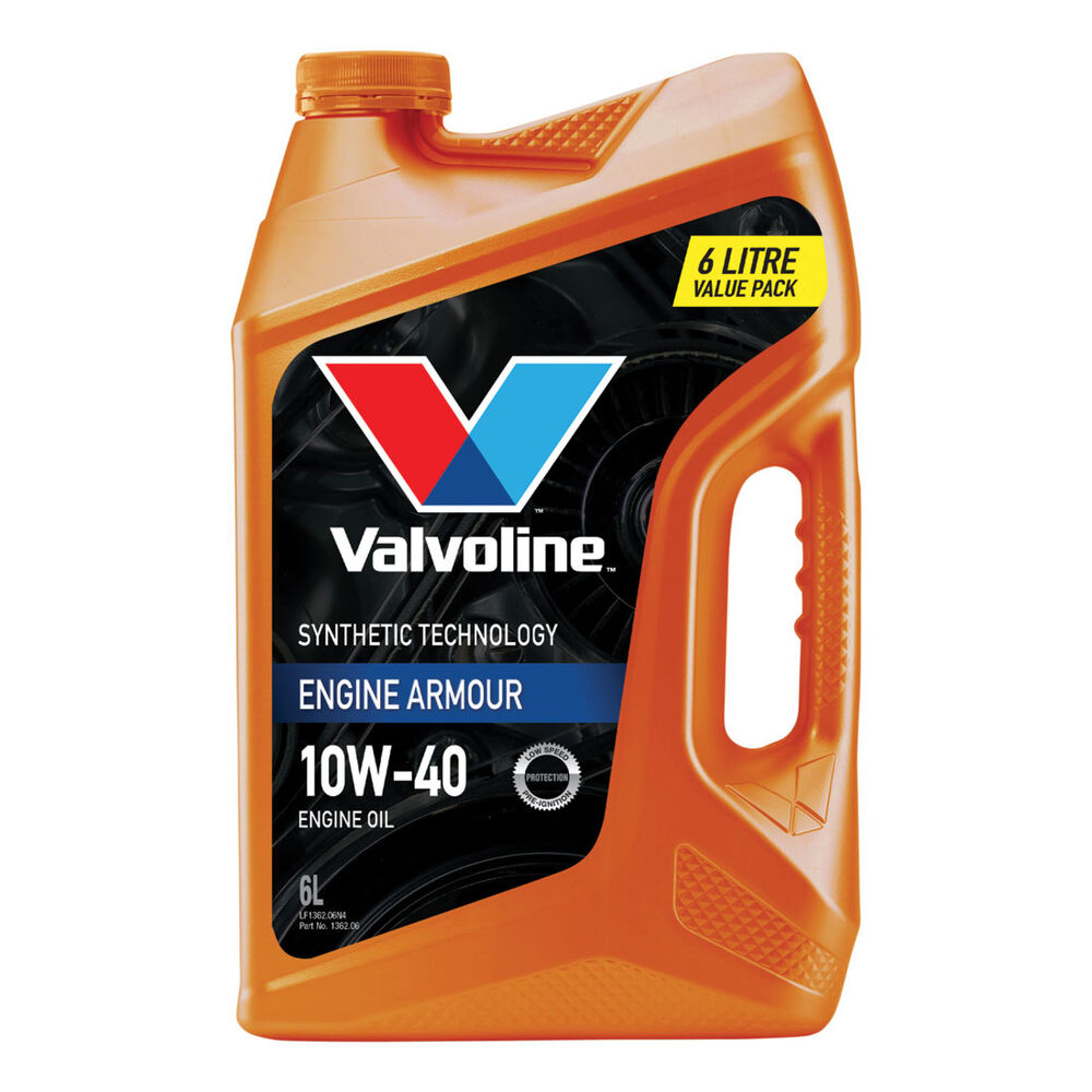 Valvoline Engine Armour Engine Oil 10W-40 6 Litre | Supercheap Auto