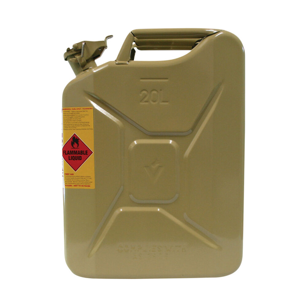 Pro Quip Metal Diesel Jerry Can 20 Litre | Supercheap Auto