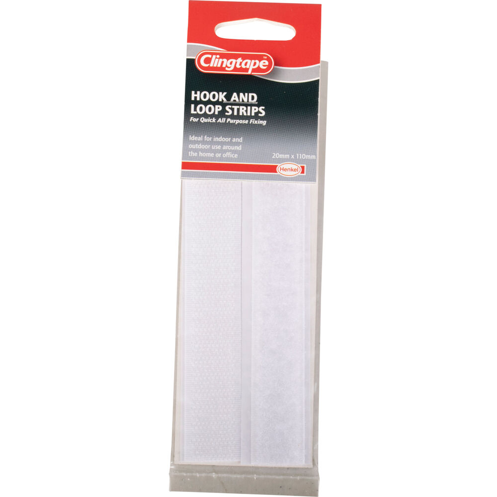 Hook & Loop - Strips, 20mm x 110mm | Supercheap Auto
