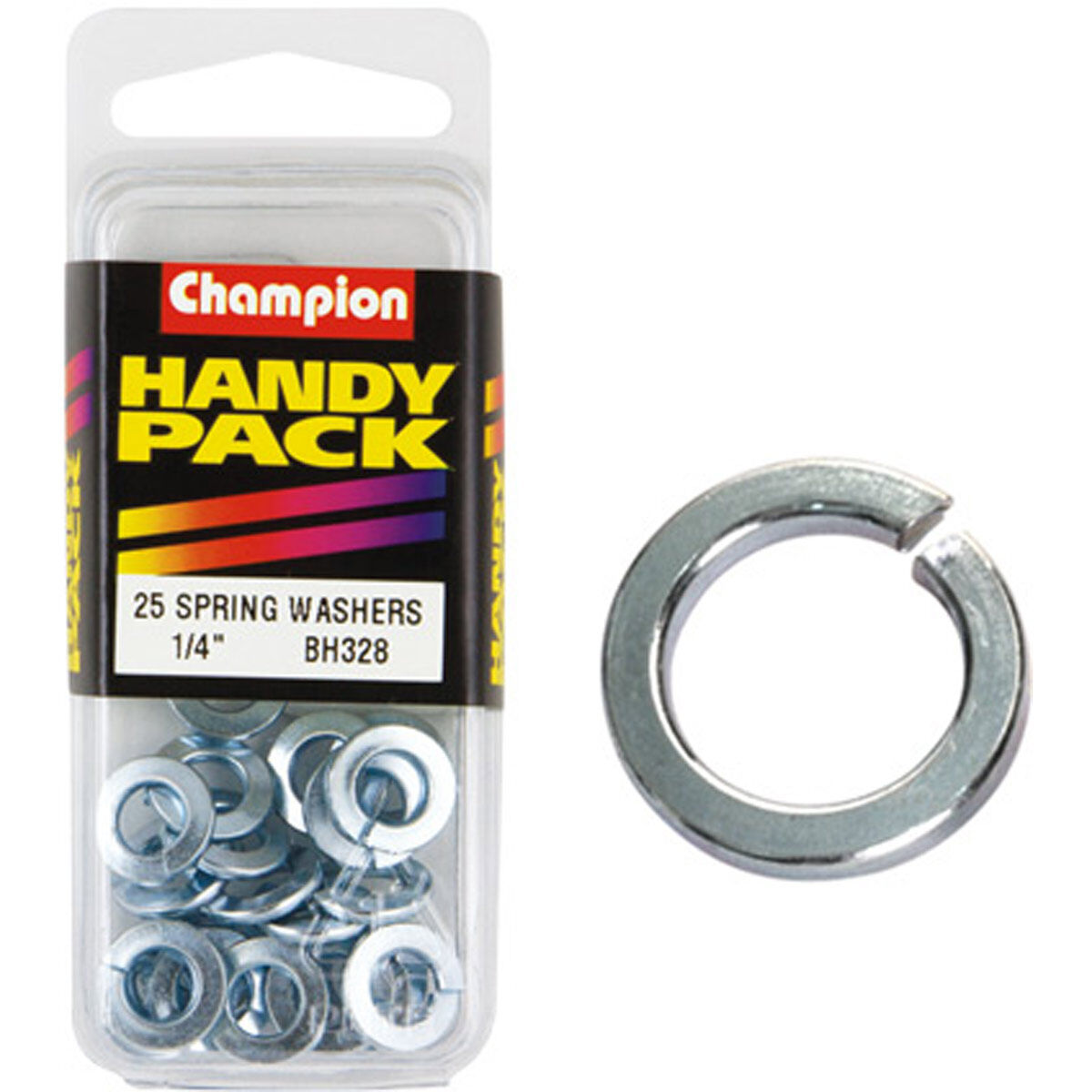 Champion Handy Pack Spring Washers BH328, 1/4" | Supercheap Auto