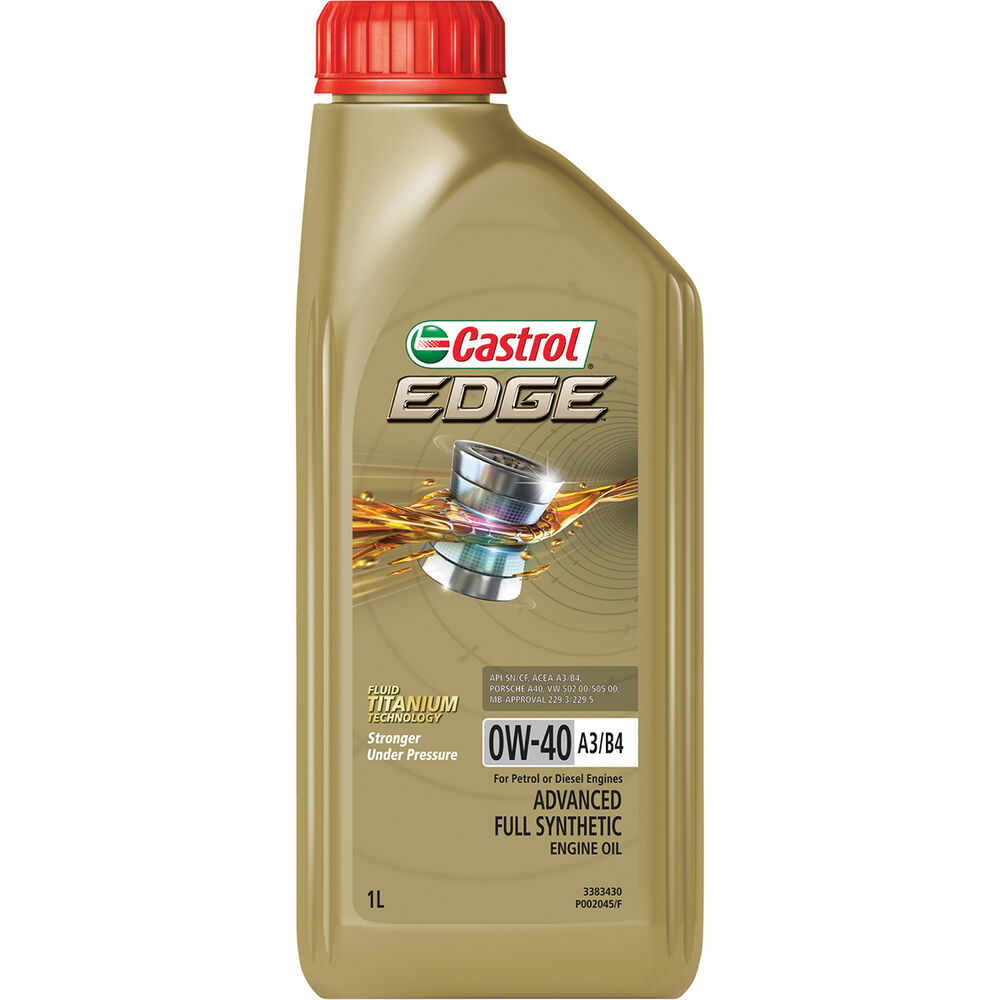 Castrol EDGE Engine Oil - 0W-40, A3/B4, 1 Litre | Supercheap Auto