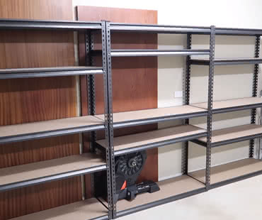 Garage Upgrade: Shelve all the Trainers!